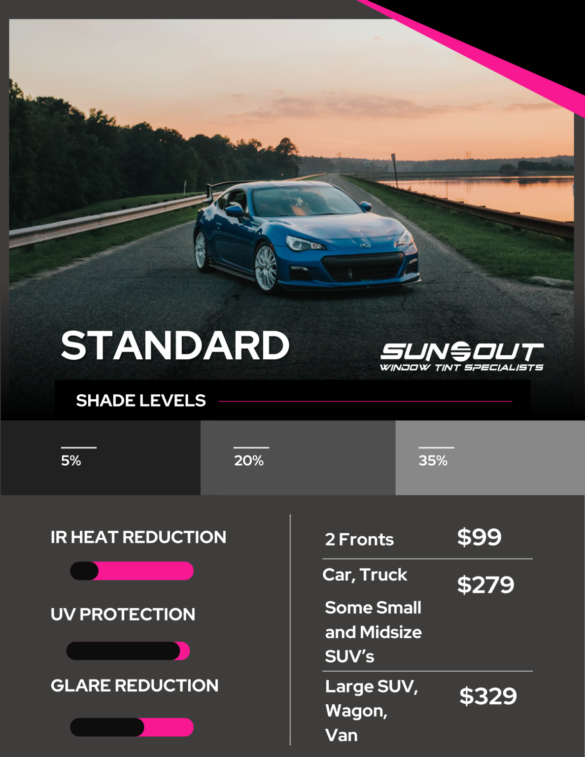 Auto Window Tinting in Fort Collins & Northern Colorado | Sun Out
